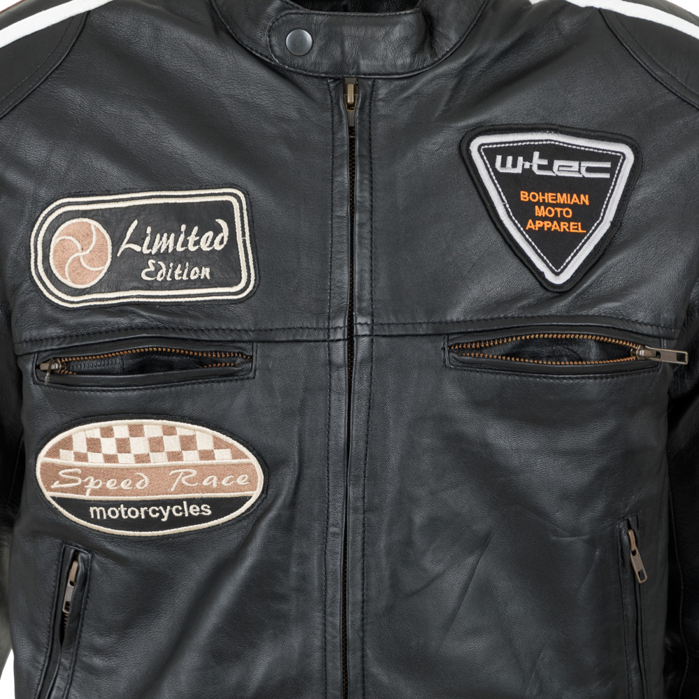 W-TEC Sheawen Herren-Leder-Motorradjacke - inSPORTline