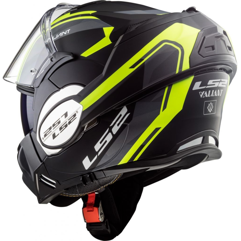 LS2 FF399 Valiant Lumen / H-V Yellow Motorradklapphelm - inSPORTline